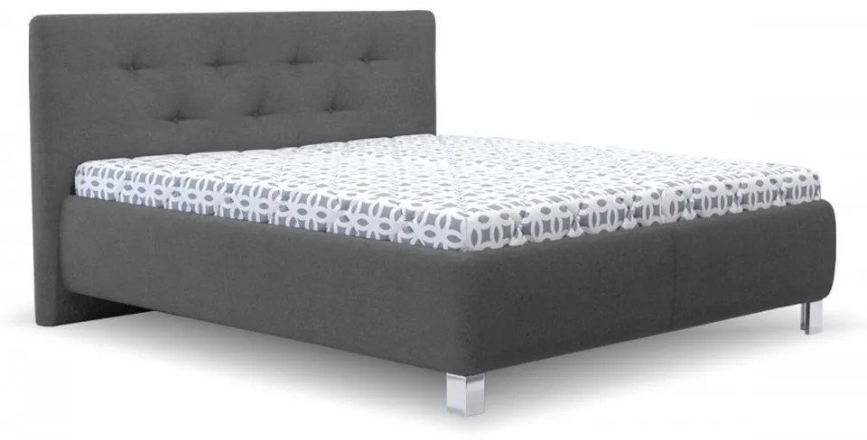 Čalouněná postel s úložným prostorem Elza vario, čelní výklop , 180x200 cm