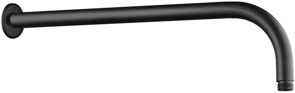Aqualine - Sprchové rameno, délka 35 cm, černá mat T05
