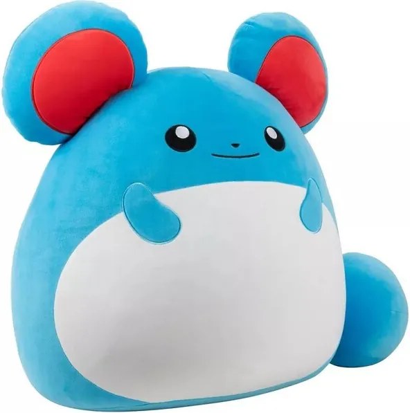 Squishmallows Pokemon Marill 60 cm Modrá/bílá