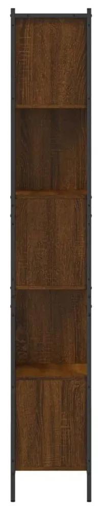 Petromila Knihovna hnědý dub 72 x 28 x 172 cm kompozitní dřevo