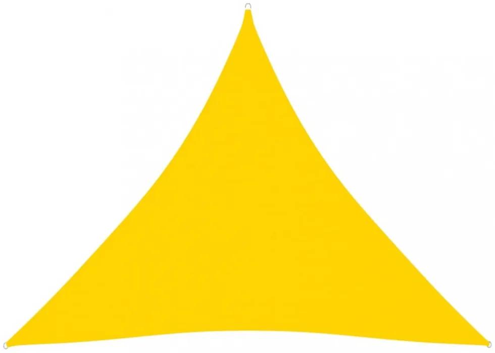 Plachta proti slunci oxfordská látka trojúhelník 3,6 x 3,6 x 3,6 m Dekorhome Modrá