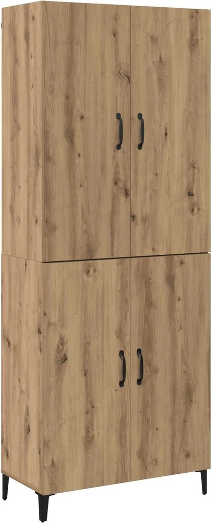 Vysoký bufet 2 ks Artisanový dub 69,5 x 34 x 180 cm 3394570