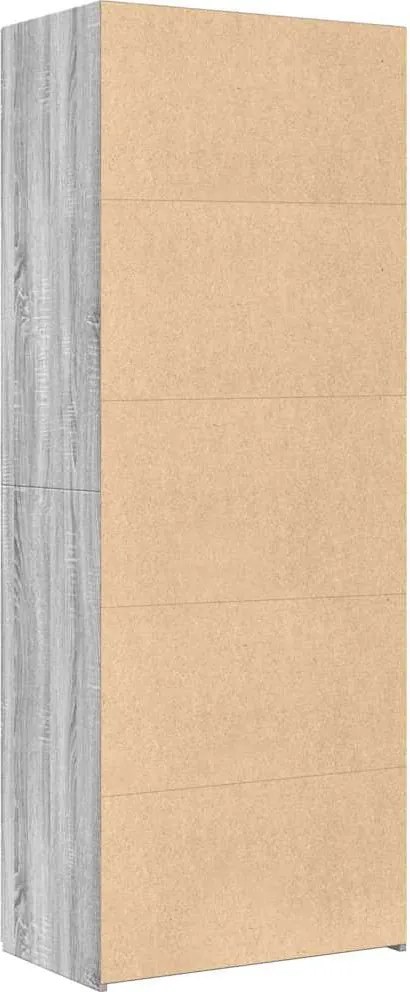 Skříň highboard šedá sonoma 70 x 42,5 x 185 cm kompozitní dřevo 3281425