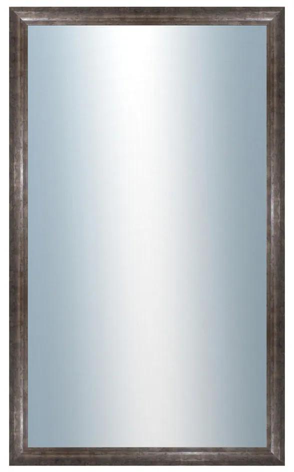 DANTIK - Zarámované zrcadlo - rozměr s rámem cca 60x100 cm z lišty NEVIS šedá (3053)