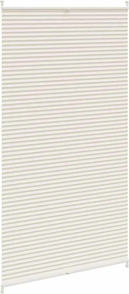 Plisovaná roleta 110 x 200 cm krémová 240648