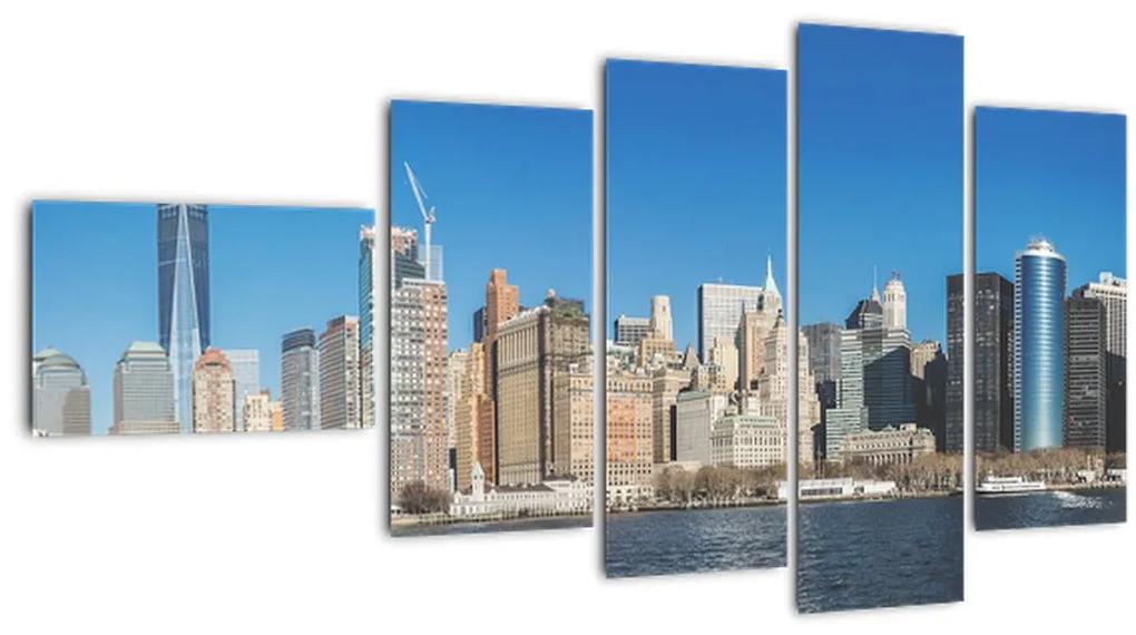 Obraz - Manhattan v New Yorku (110x60 cm), 40 dalších rozměrů