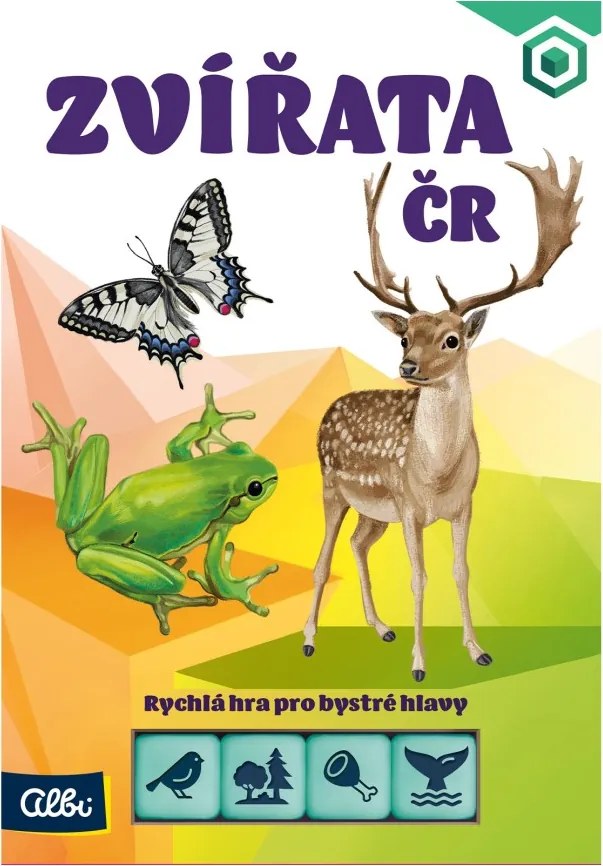 ALBI Chytré kostky - Zvířata ČR