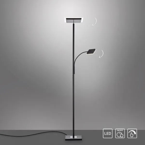 Leuchten Direkt 11710-18 - LED Stmívatelná lampa HANS LED/21,5W/230V + LED/4W