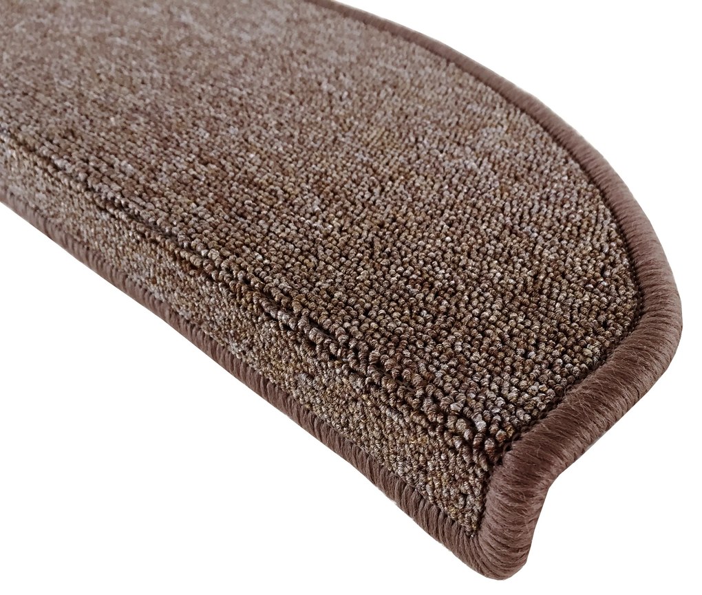 Vopi Nášlapy na schody Astra hnědá půlkruh, samolepící - 28x65 půlkruh (rozměr včetně ohybu)