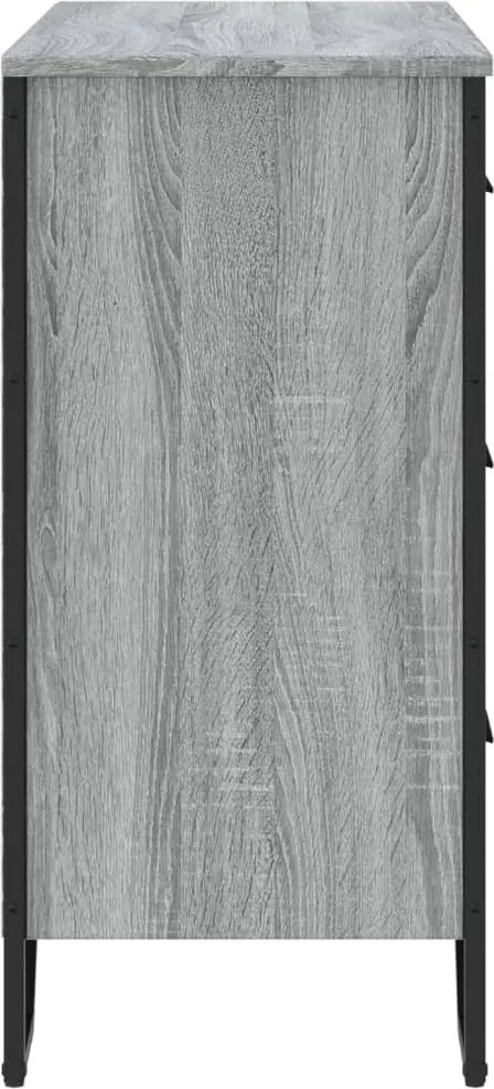 Komoda šedá sonoma 91 x 35,5 x 74,5 cm kompozitní dřevo 3295305