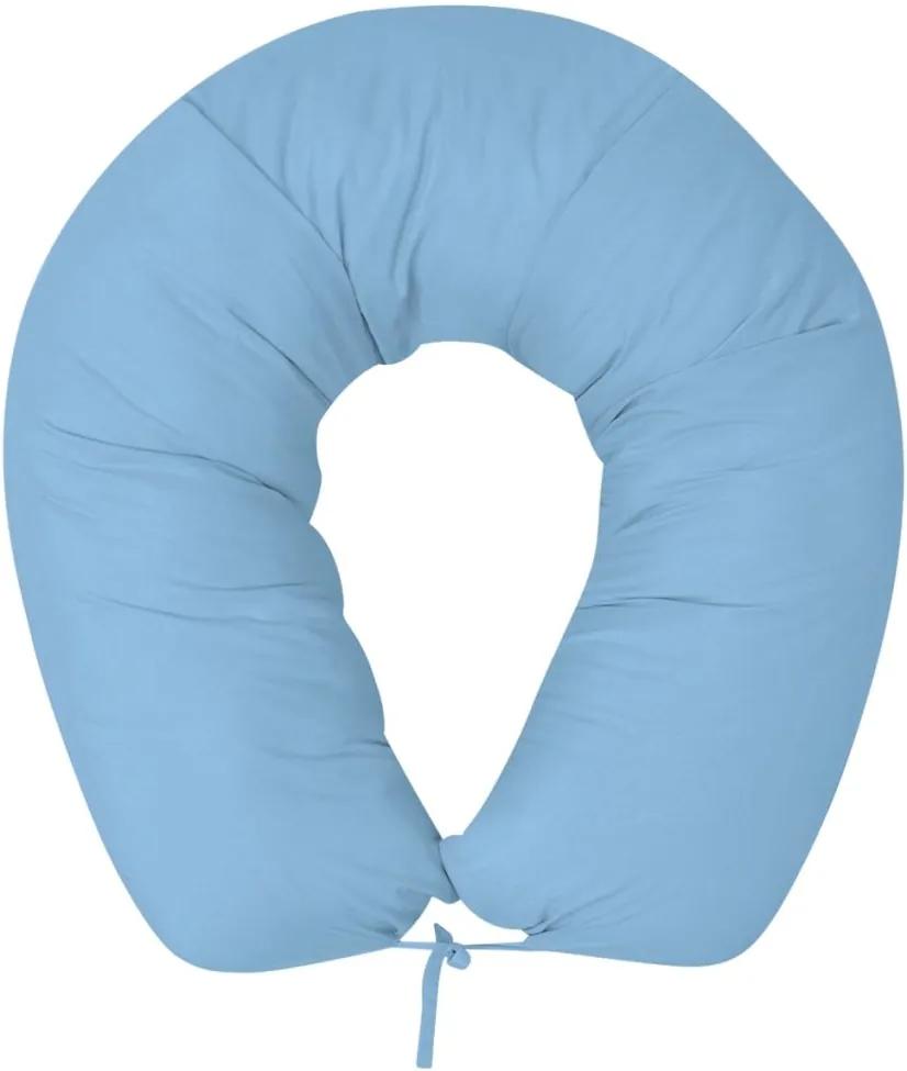 Těhotenský polštář - světle modrý | 40x170 cm
