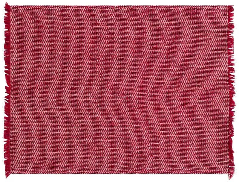 Lněné prostírání Lounas 46x35, červené