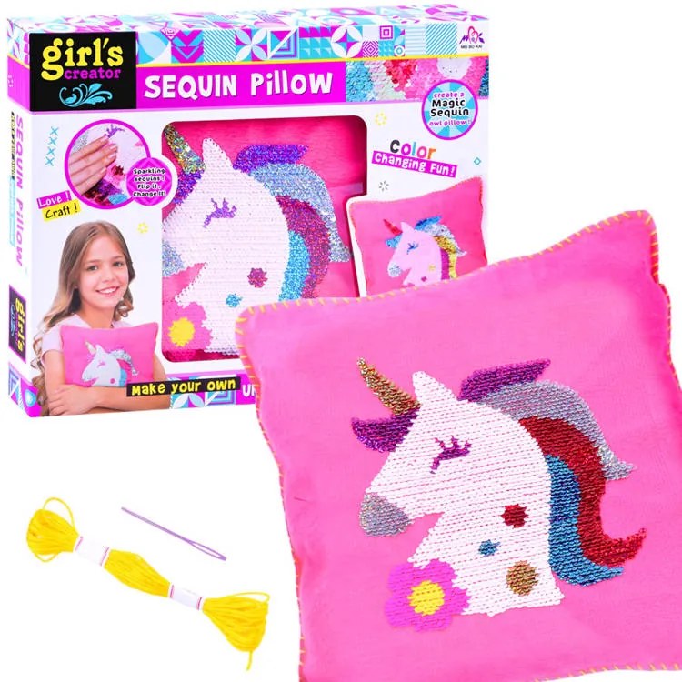 JOKO Kreativní sada DIY Ušij si polštářek Unicorn