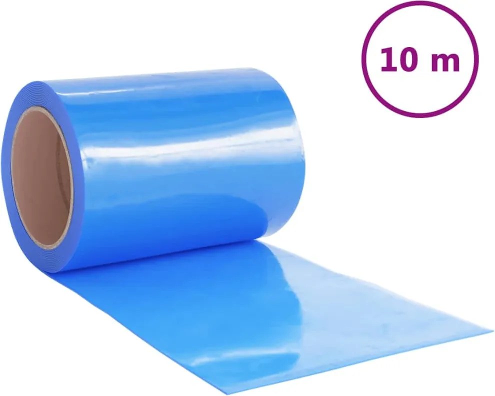 Závěs do dveří modrý 300 mm x 2,6 mm 10 m PVC 153873