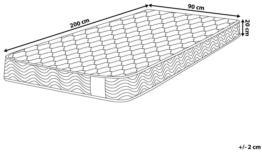Taštičková matrace 90x200 cm BALAR (tvrdá). 1022544
