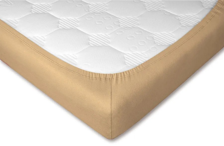 Dadka Jersey prostěradlo opál C  Jersey prostěradlo opál 90x200x20 cm