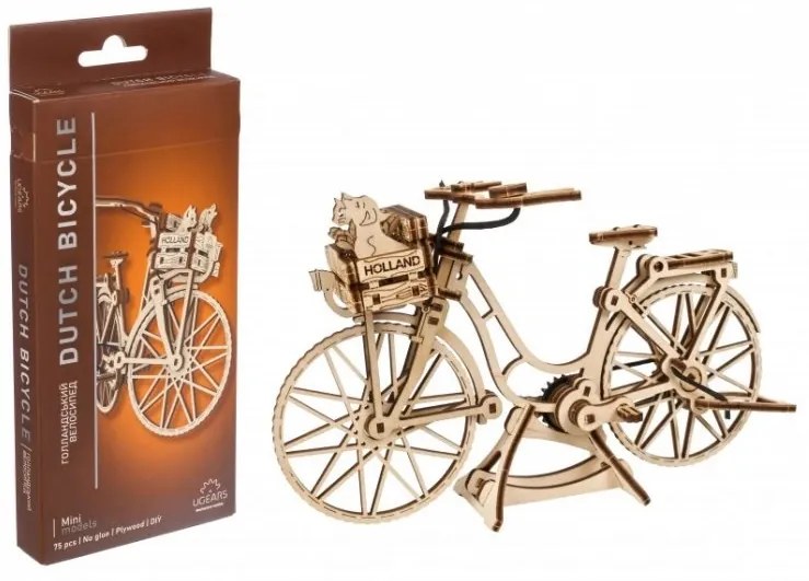 Ugears 3D dřevěné mechanické puzzle Kolo Holland