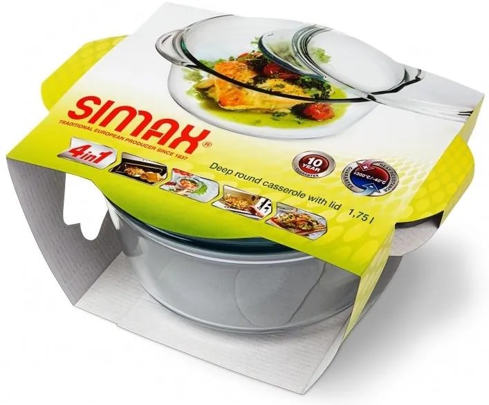 SIMAX ZAPEKACÍ MÍSA S POKLIČKOU 2,15L (1,75+0,4)
