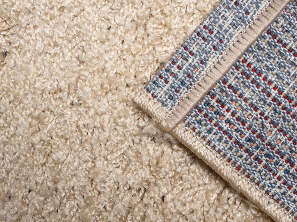 Mono Carpet, Kusový koberec Efor Shaggy 2226 Beige, 80x150, béžová, ložnice