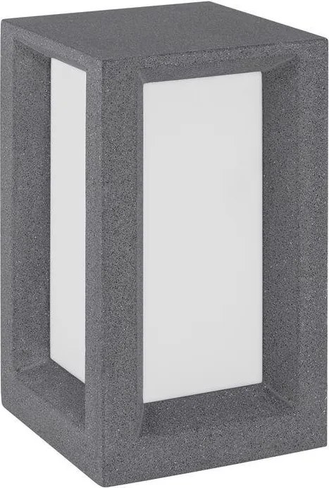 NV 9739351 Venkovní sloupkové svítidlo CASTRO šedý pískovec a akryl E27 1x12W bez žárovky 100-240V IP65 - NOVA LUCE