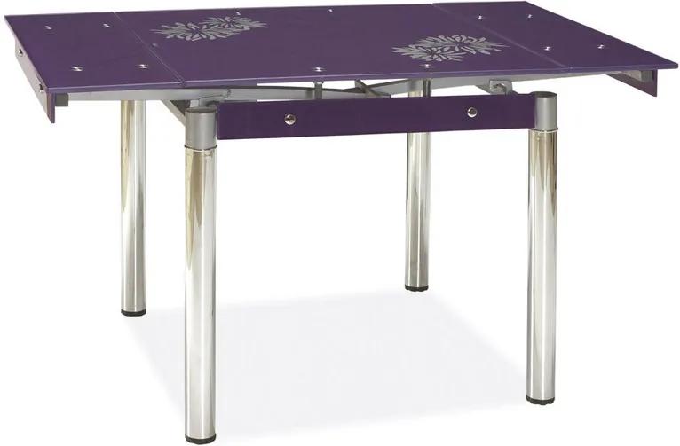 Casarredo *Jídelní stůl GD-082 rozkládací fialový