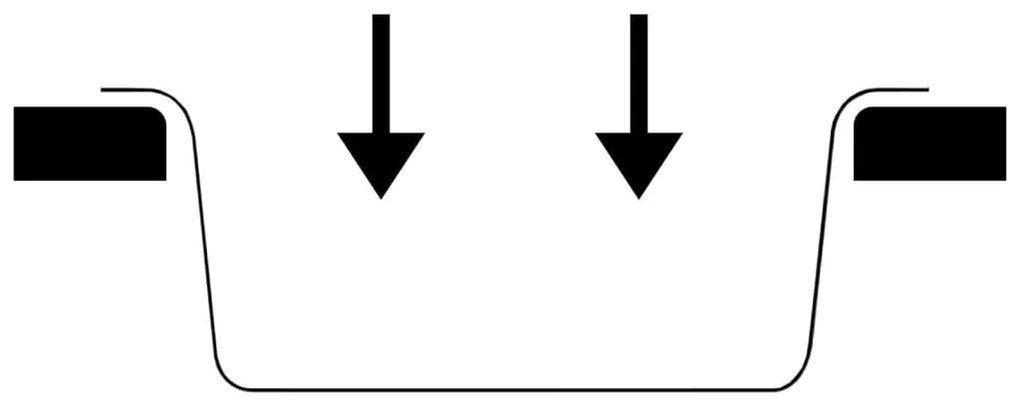 vidaXL Marketos Kuchyňský dřez s přepadem béžový žula