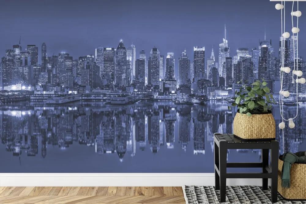 Fototapeta New York Reflections In Blue Samolepící tapety 360x240