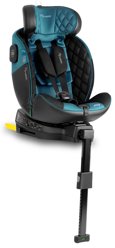 Dětská autosedačka Nukido Prestige Line černá-modrá 0-36 kg ISOFIX