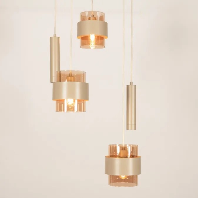 Závěsné svítidlo Retro 70er Trio 150 Round Taupe
