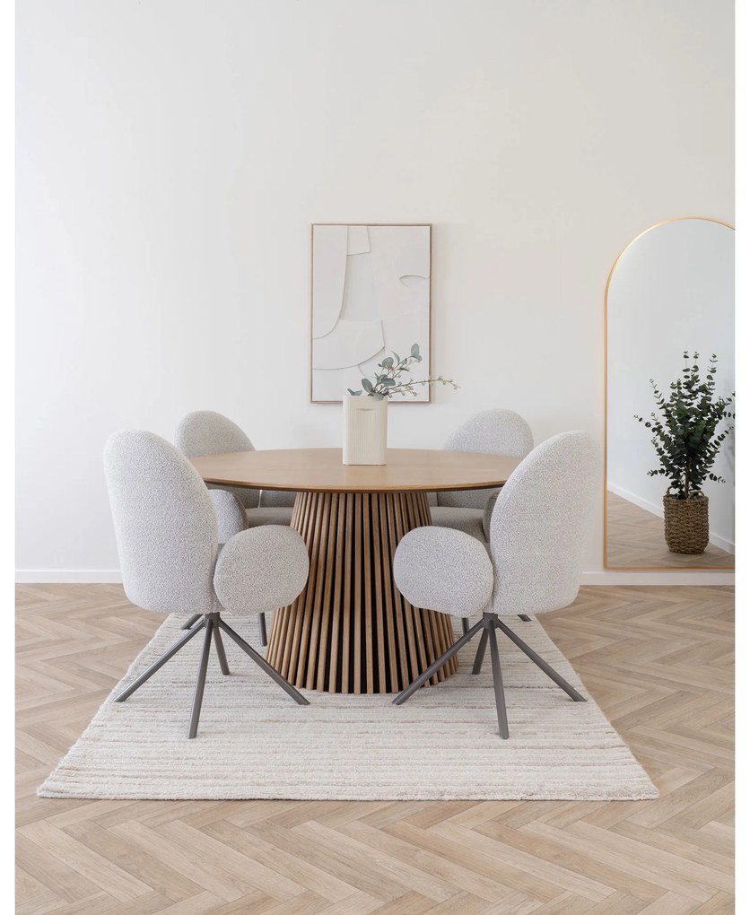 House Nordic JJídelní stůl OSAKA ø140 cm přírodní
