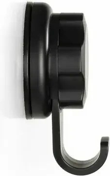 Compactor Bestlock Black Háčky do koupelny s přísavkou černá (2ks) / b
