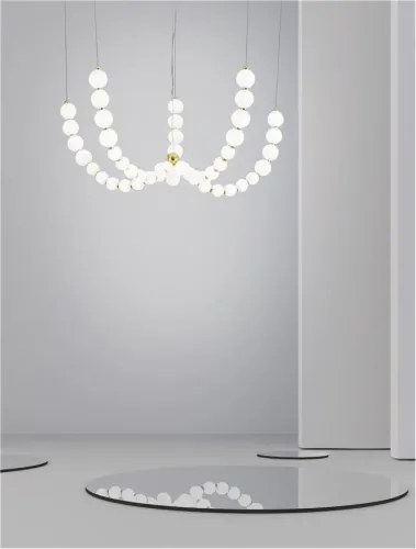 Závěsné LED svítidlo NOVA LUCE PERLA 125W 3000K 9695203 stmívatelné Triac