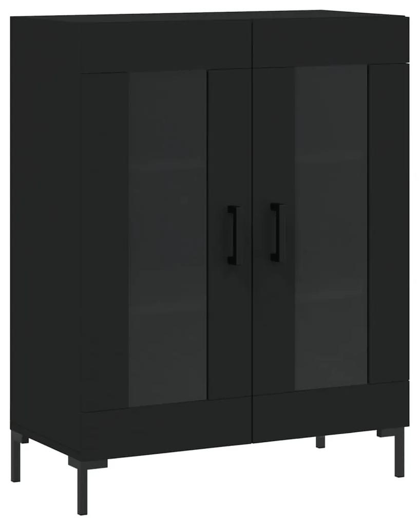 Skříň highboard černá 69,5 x 34 x 180 cm kompozitní dřevo,  3198274