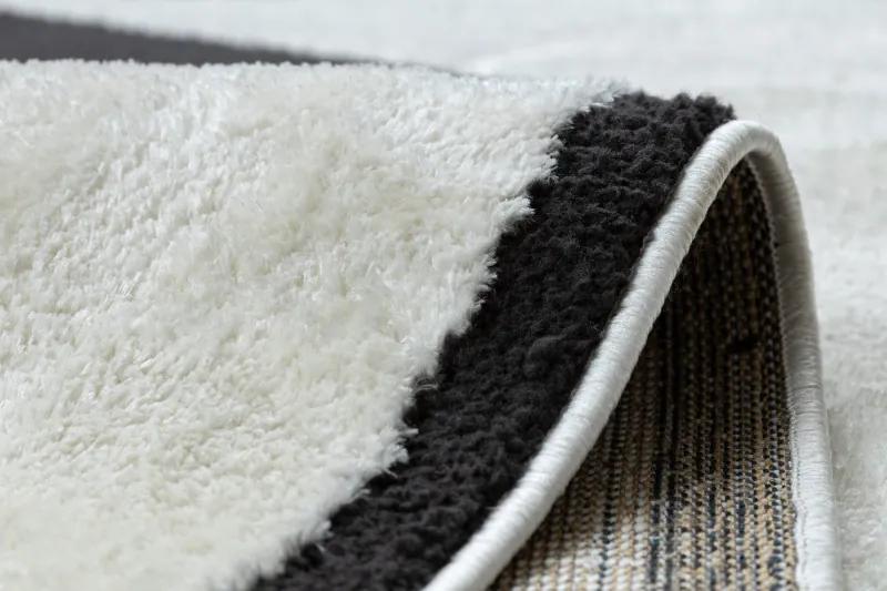 Dywany Łuszczów Kusový koberec Mode 8598 geometric cream/black ROZMĚR: 200x290