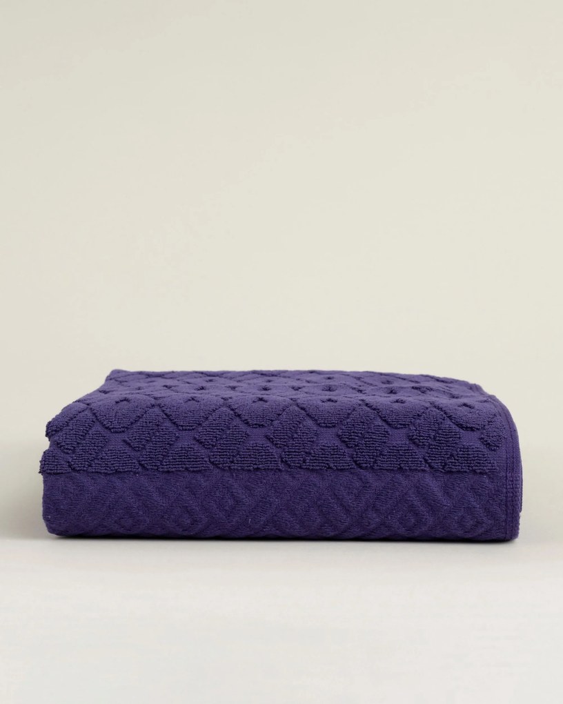 Ručník Lattice 70x140 cm deep violet