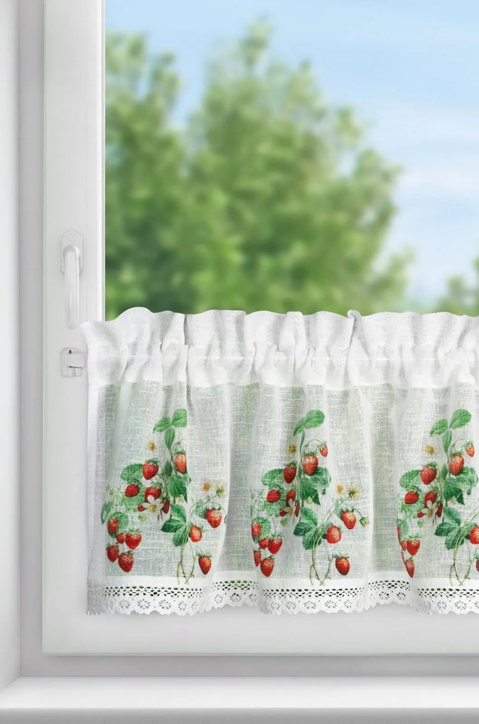 KRÁTKÁ ZÁCLONA NA PÁSCE KSENÍ 150X30 CM VÍCEBAREVNÁ