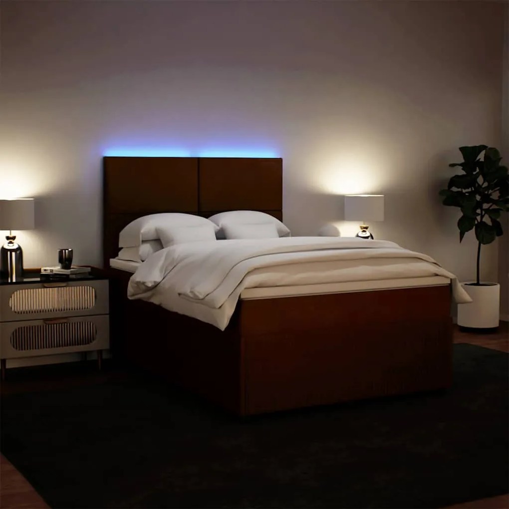 Box spring postel s matrací růžová 160x200 cm samet 3294681