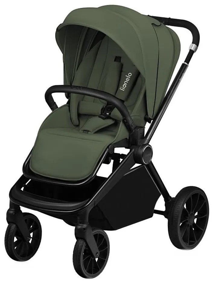 Lionelo - Sportovní kočárek MIKA PLUS Green Olive 5903771721585