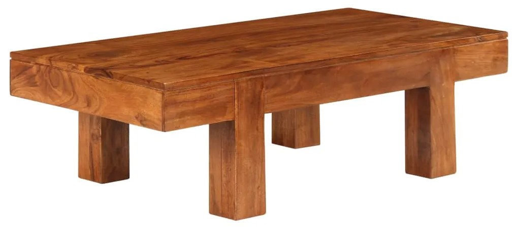 Konferenční stolek akácie s medovým povrchem 100 x 50 x 30 cm 245655