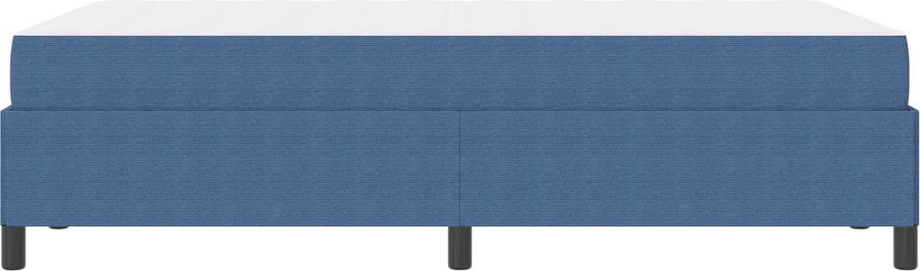 Rám postele s matrací Modrá 120 x 200 cm textil 3399118