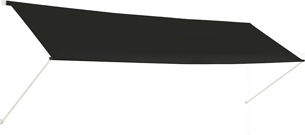 Zatahovací markýza antracitová 400 x 150 cm 143763