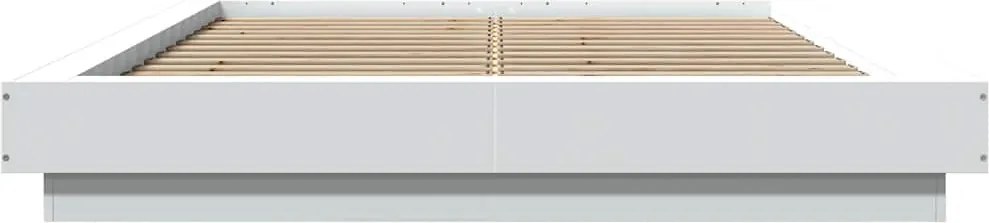 Rám postele s LED osvětlením bílý 120 x 190 cm kompozitní dřevo 3281140