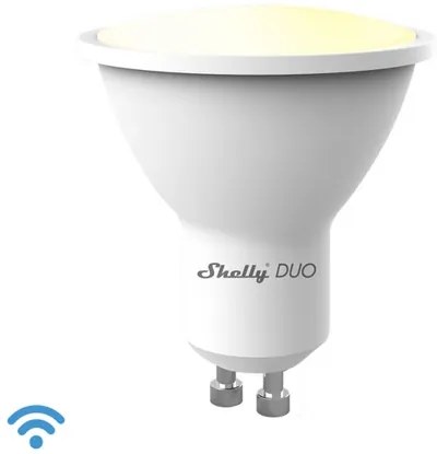 Chytrá LED žárovka GU10 PAR16 Shelly DUO teplá/studená bílá (2700-6500K) 5W (50W) WiFi stmívatelná, reflektor 120°