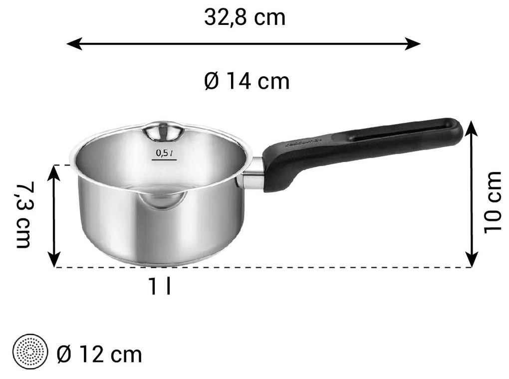 TESCOMA Rendlík BRAVA s oboustrannou nálevkou ø 14 cm, 1,0 l