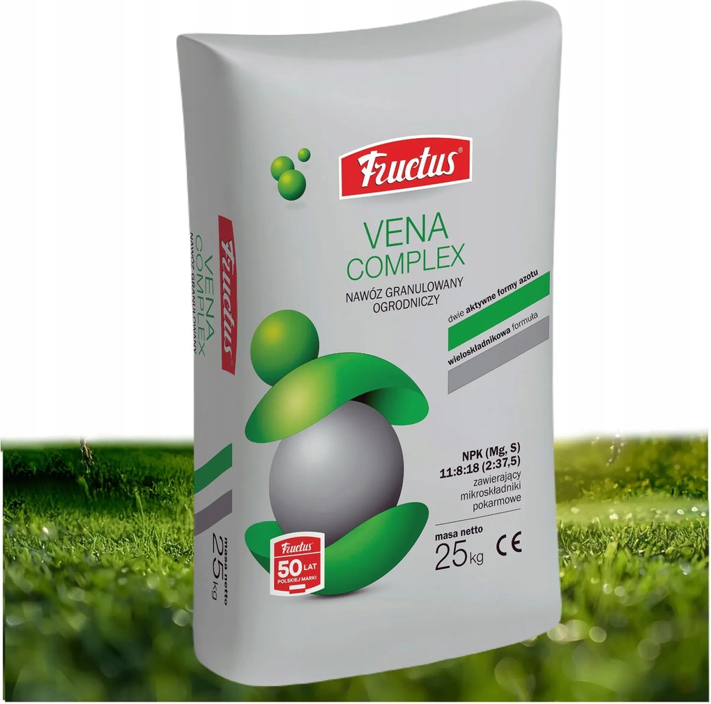 Fructus Profesionální minerální hnojivo Vena Complex pro Trávy 25 kg