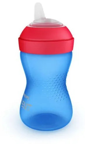 Philips Avent Netekoucí hrníček s měkkým pítkem 9+ 300 ml modrý