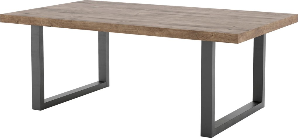 XXXLutz KONFERENČNÍ STOLEK, černá, koňaková, kov, kompozitní dřevo, 120/45/70 cm Hom`in - Konferenční stolky - 000552059501