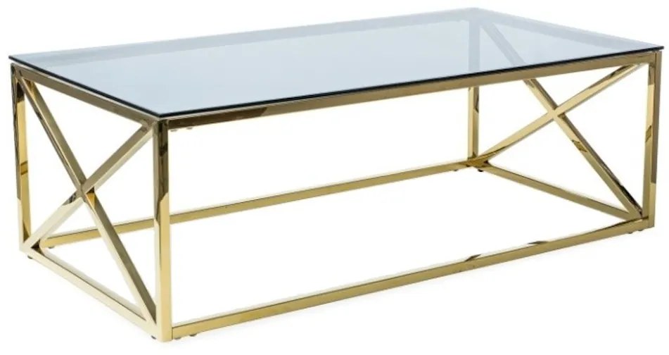 Expedo Konferenční stolek JAX I, 40x60x120, zlatá