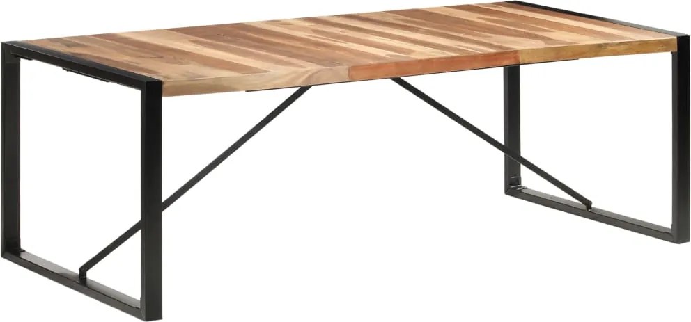 vidaXL Marketos Jídelní stůl 220 x 100 x 75 cm masivní dřevo