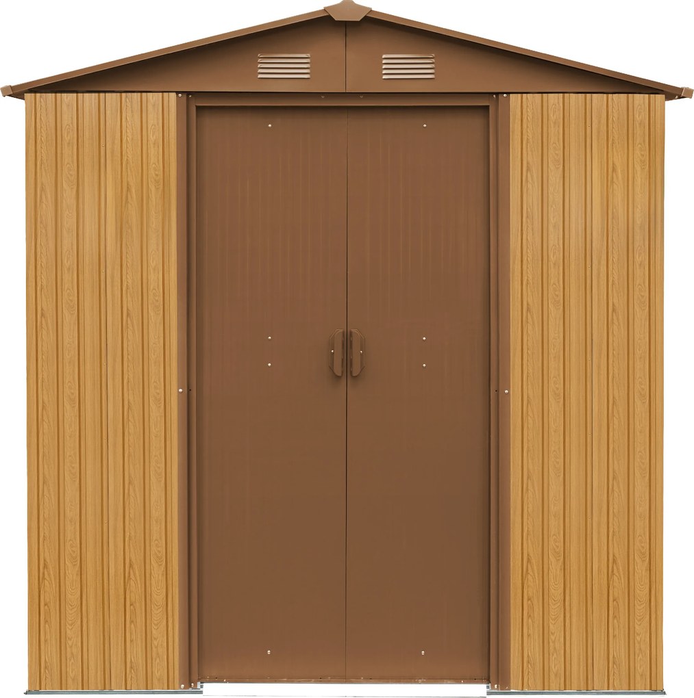Zahradní domek BestBerg ZDB-2D / 2,5 m² / 194 x 131 x 184 cm / dekor dřevo/hnědá